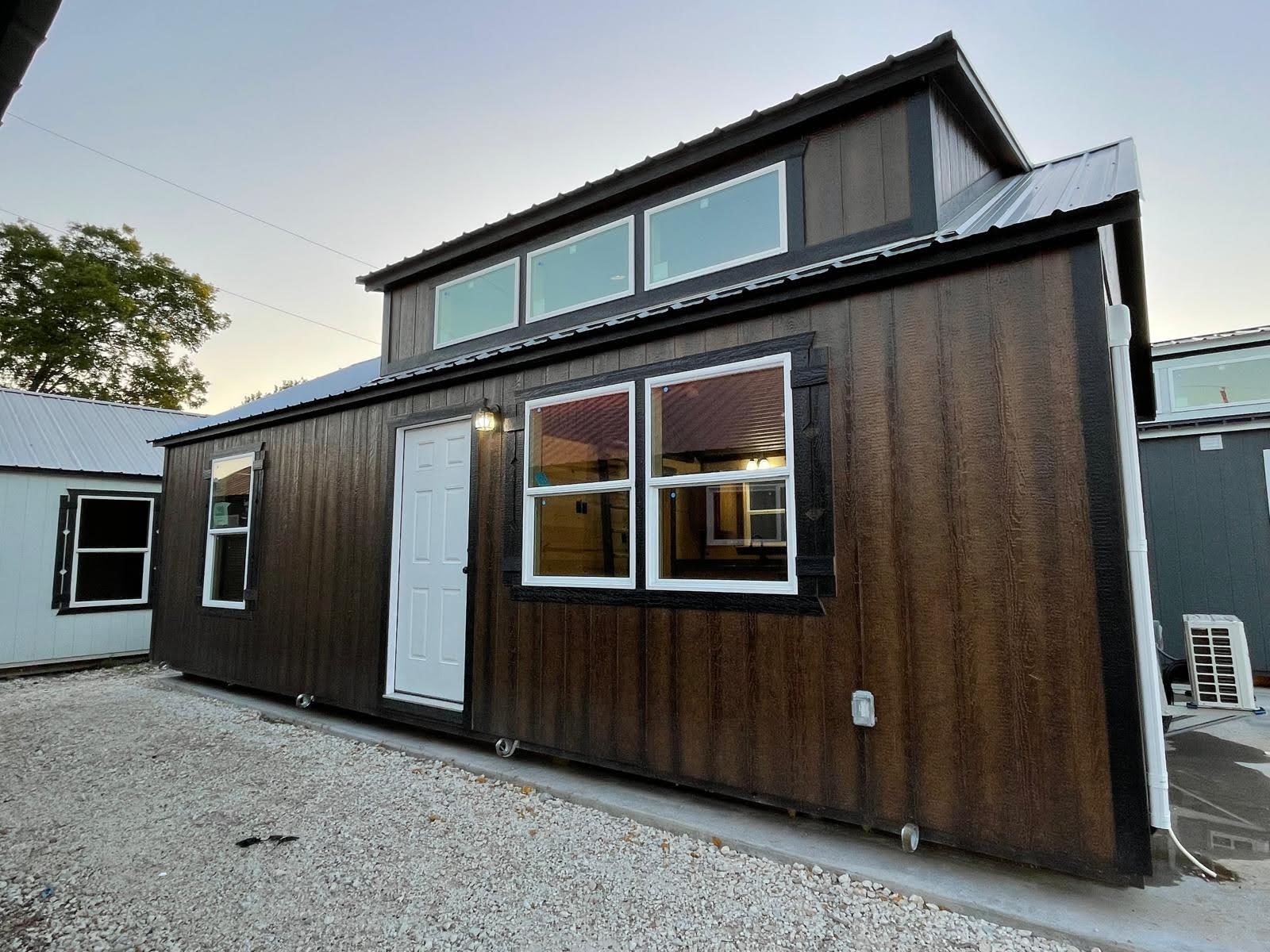 The Kent Carey 16x30 Lofted Dormer Cabin