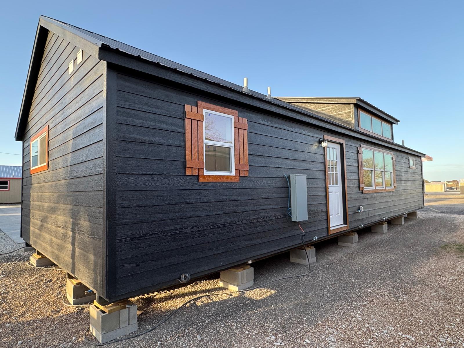 🏡 16x44 Dormer Cabin – 2 Bed, 2 Bath + Loft